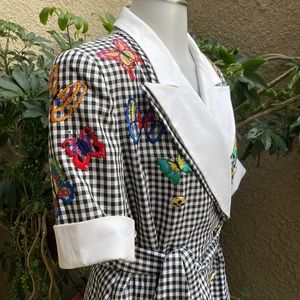 Escada | Dresses | Vintage 8s Multicolored Escada Cotton Dressduster ...